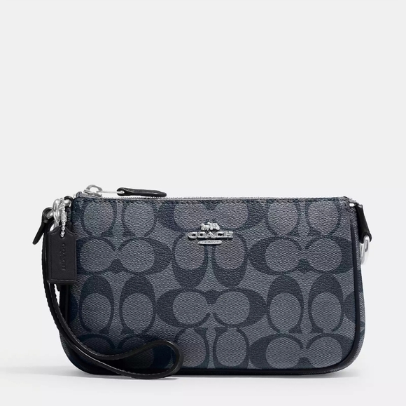 Coach | Bags | New Nolita 9 In Signature Canvas In Silverdenimmidnight ...